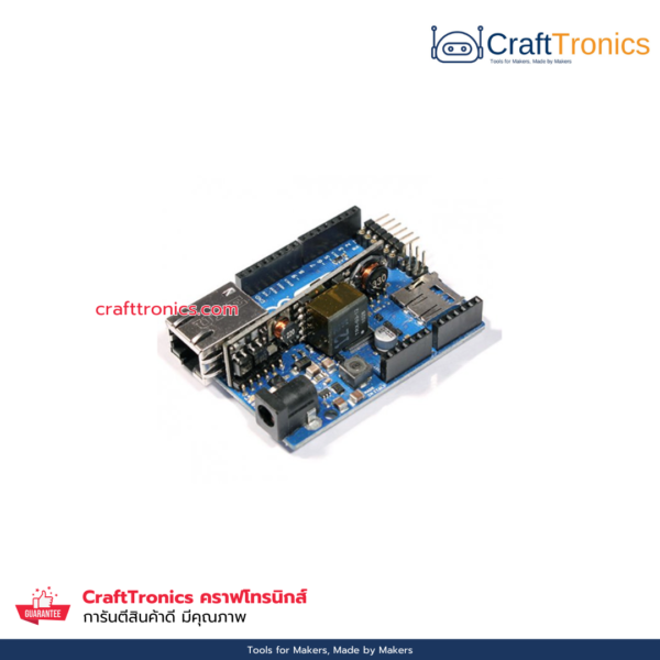 Arduino Ethernet with PoE module – CRAFTTRONICS